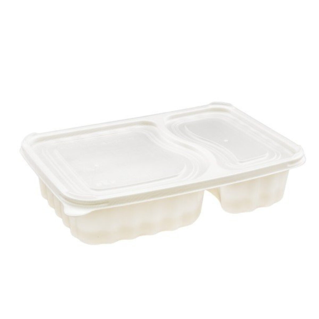 SKP Ecovue Biodegradable Wave Pattern 2 Compartment Disposable ...